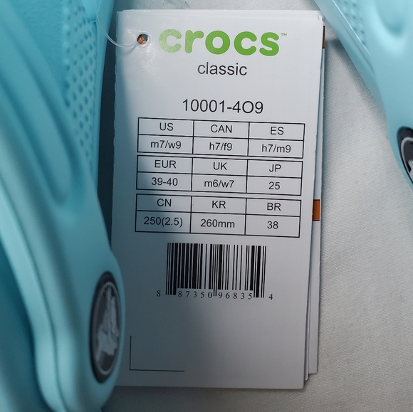 CROCS | Shoes | New Crocs Classic Blue Clog | Poshmark